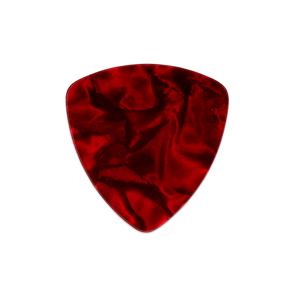 346 Red Pearloid Celluloid Guitar Pick | Warm Vintage Tone – PickWorld
