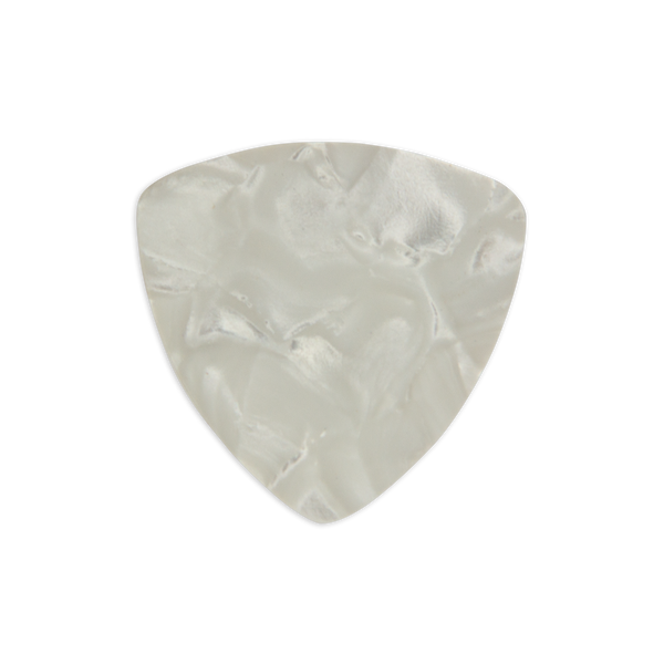 346 Celluloid White Pearloid Guitar Pick | Custom & Durable – PickWorld