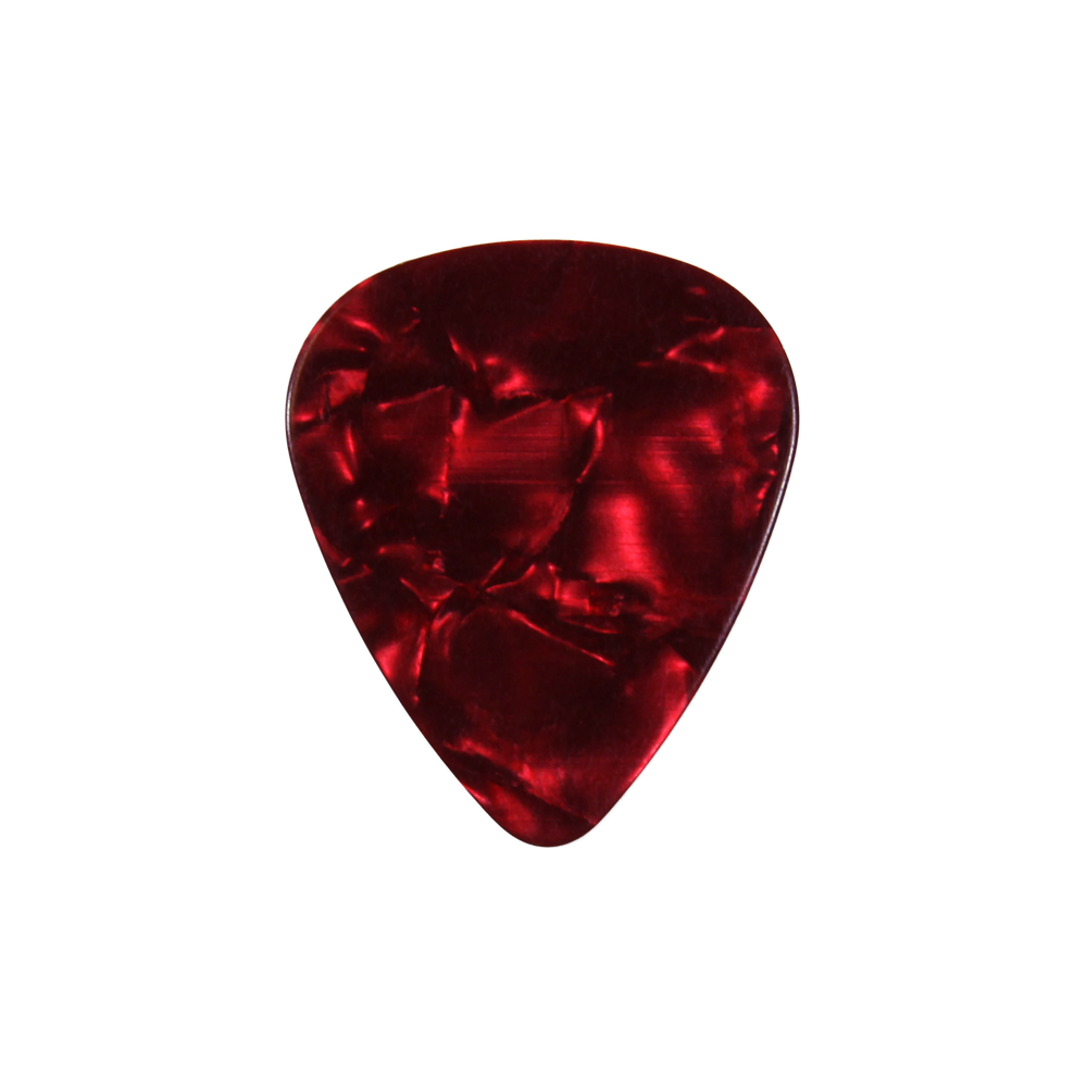 351 Celluloid Guitar Pick Red Pearloid | 4 Gauges – PickWorld