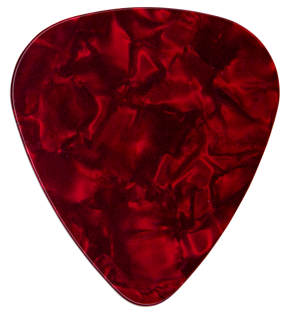 Oversized - Celluloid - Red Pearloid – PickWorld